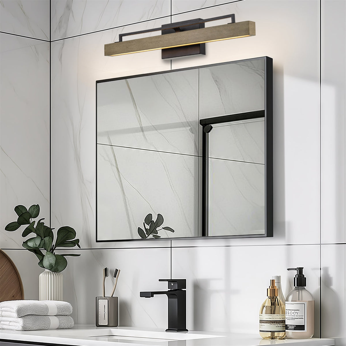 Felix 25" Modern Integrated LED (24W) Vanity / Bathroom Light– Kira Home